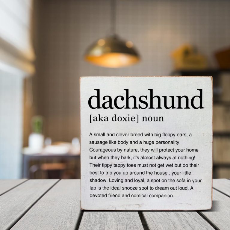 Dachshund Wooden Sign – The Dachshund Lover Store