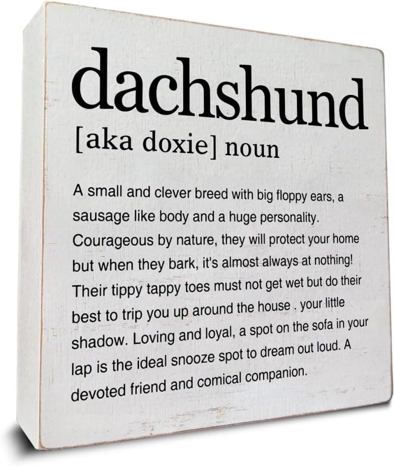 Dachshund Wooden Sign – The Dachshund Lover Store