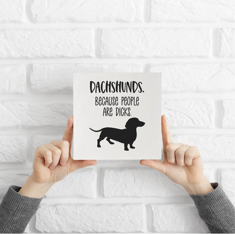 Knibeo Dachshund Wooden Sign – The Dachshund Lover Store